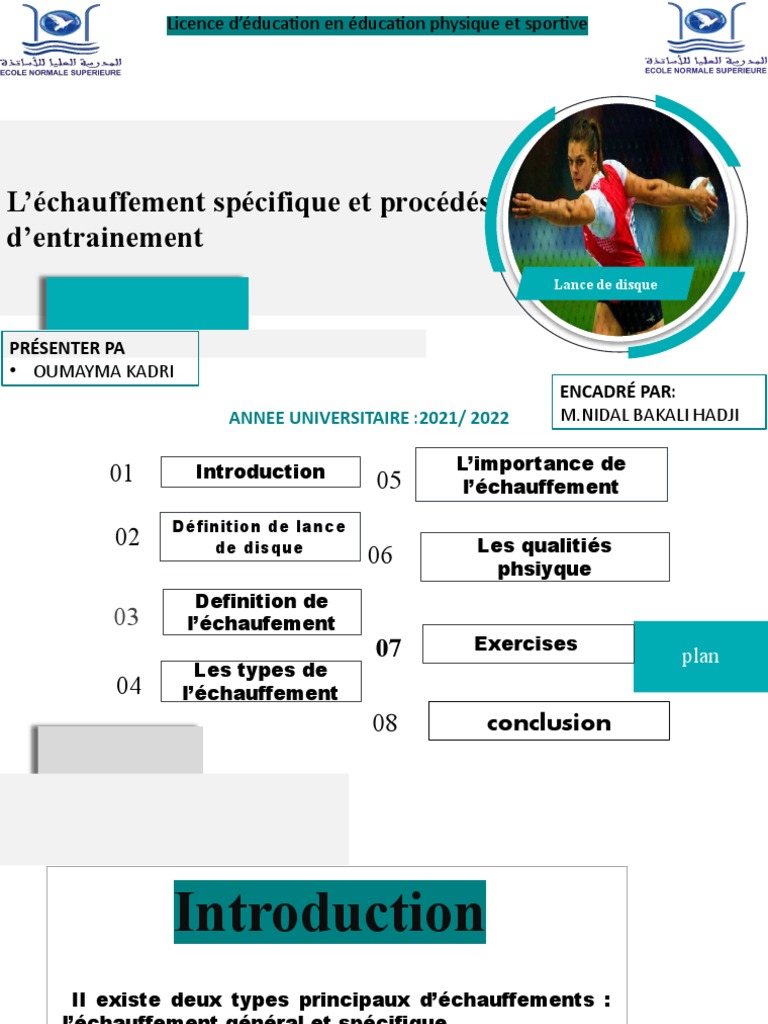 L'échauffement en EPS | PDF | Muscle squelettique