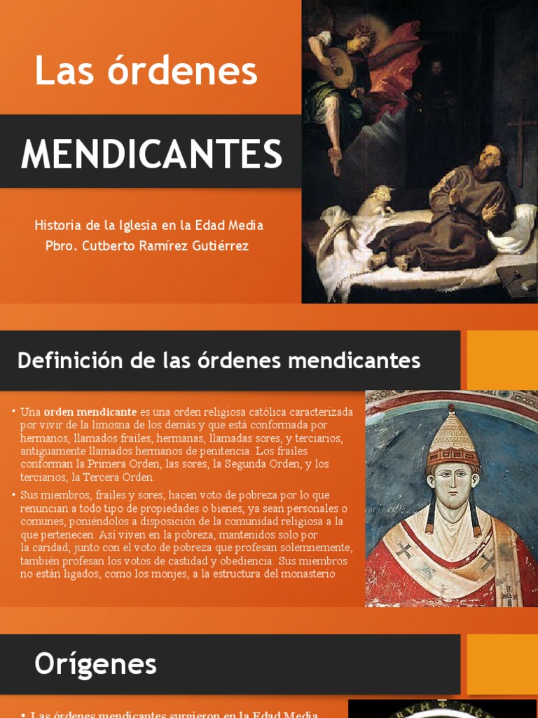 Las Ordenes Mendicantes | PDF | Misticismo cristiano | Organizaciones ...