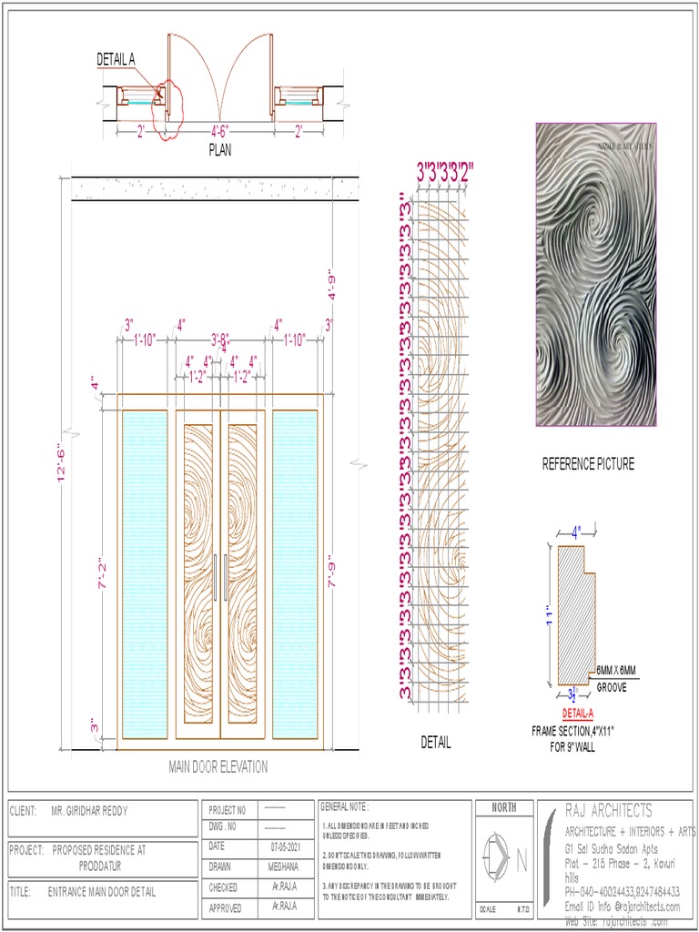 Main Door Details Pdf