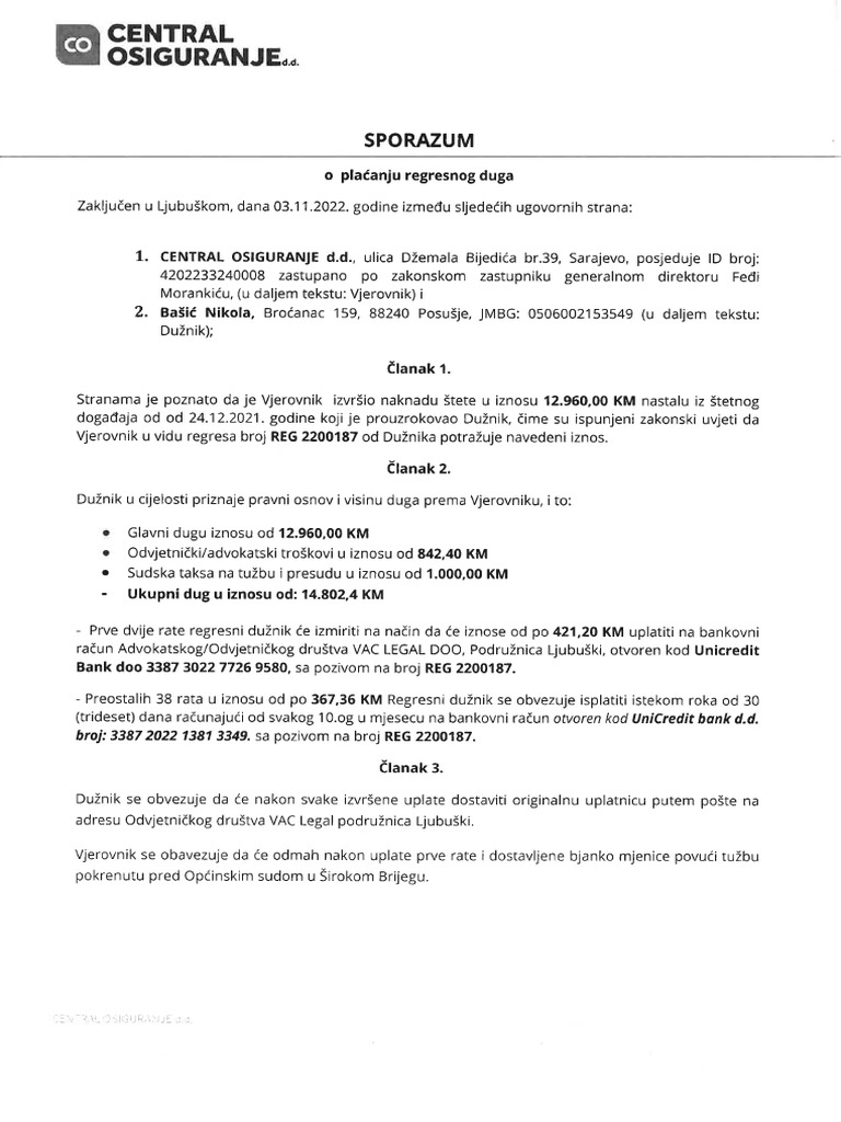 Zakon o Organizaciji Tijela Uprave U Županiji Zapadnohercegovačkoj | PDF