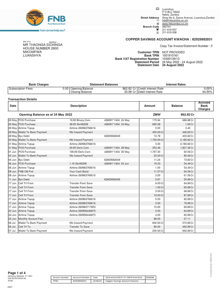 Bank Statement | PDF
