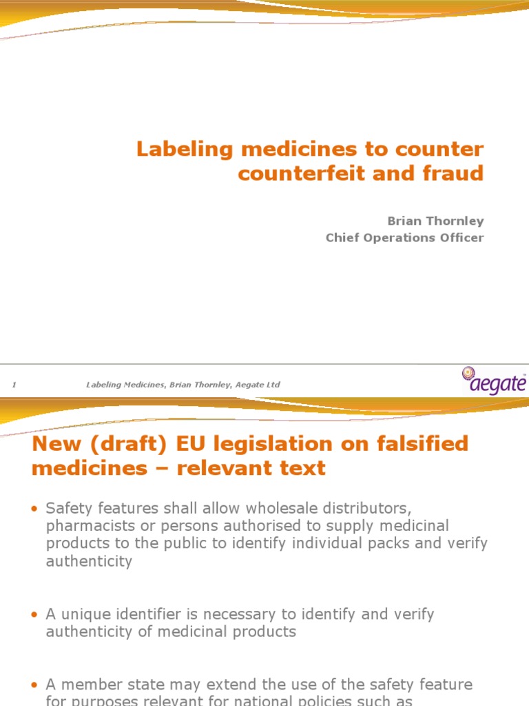 Brian Thornley | PDF | Pharmacy | Authentication