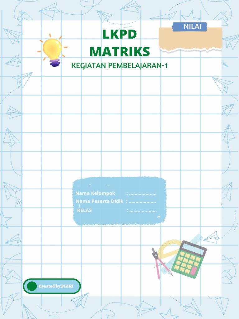 LKPD Perkalian Matriks | PDF