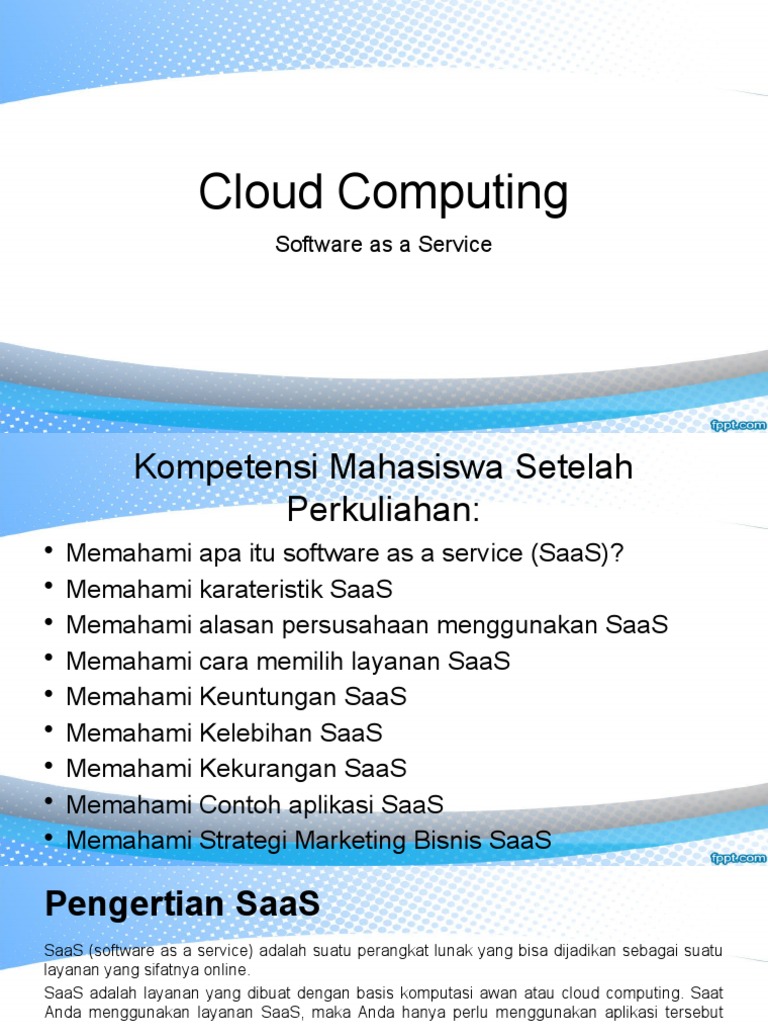 Chapter 5. Software As A Service | PDF