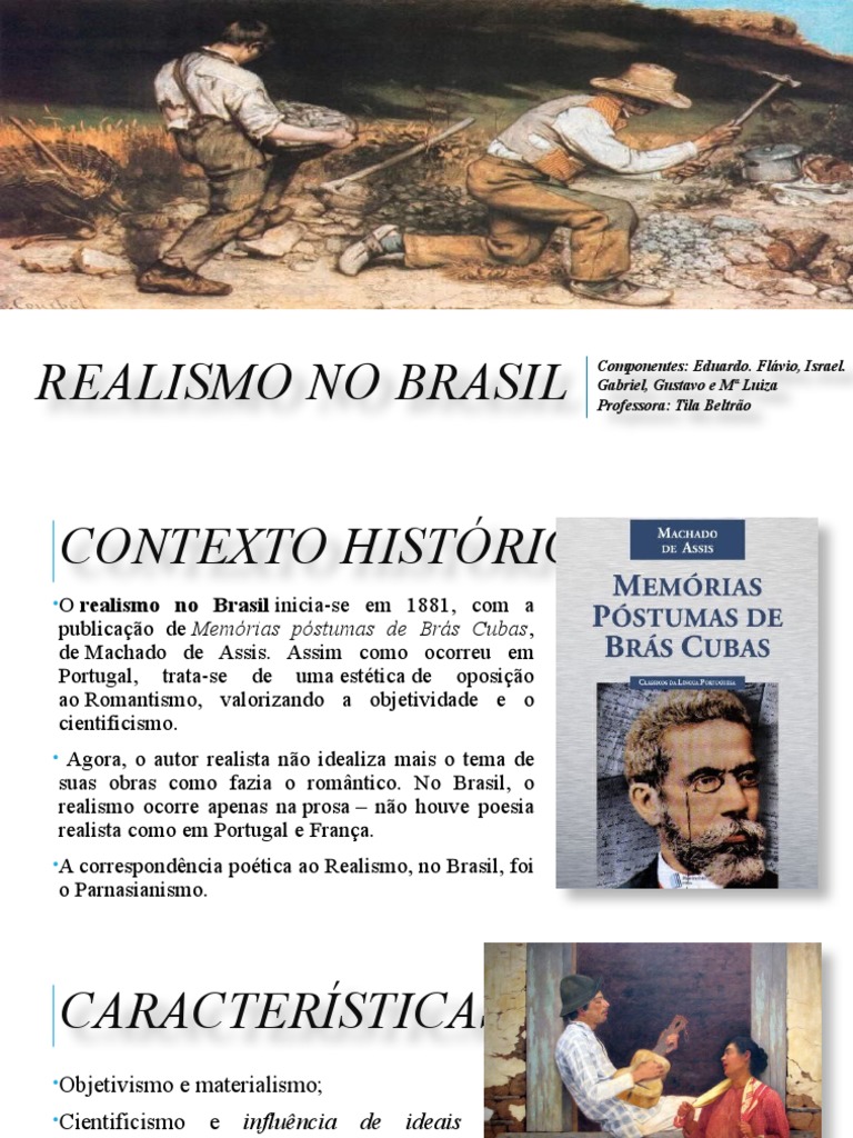 O Realismo na Literatura Brasileira: Contexto Histórico ...