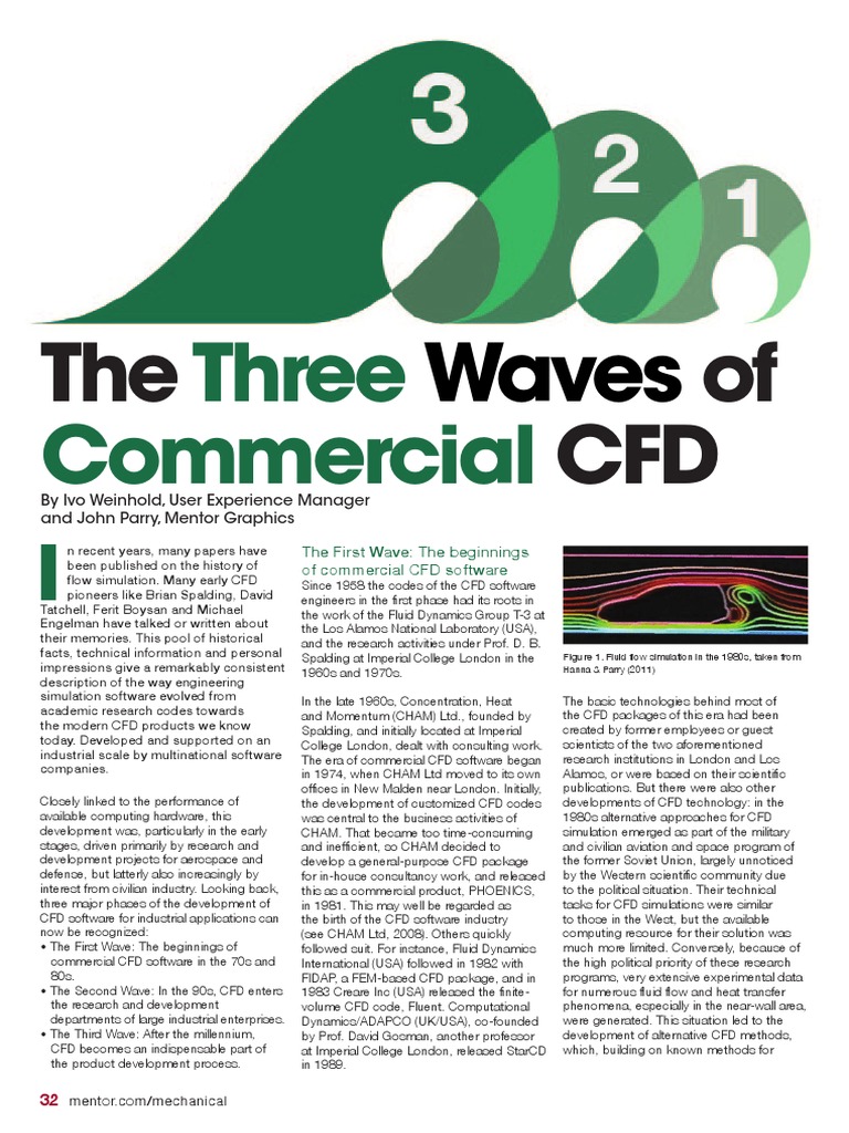The Three Waves of Commercial CFD - Engineering Edge Volume 4 Issue 1 - Article | PDF ...