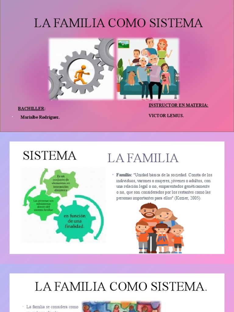 La Familia Como Sistema | PDF