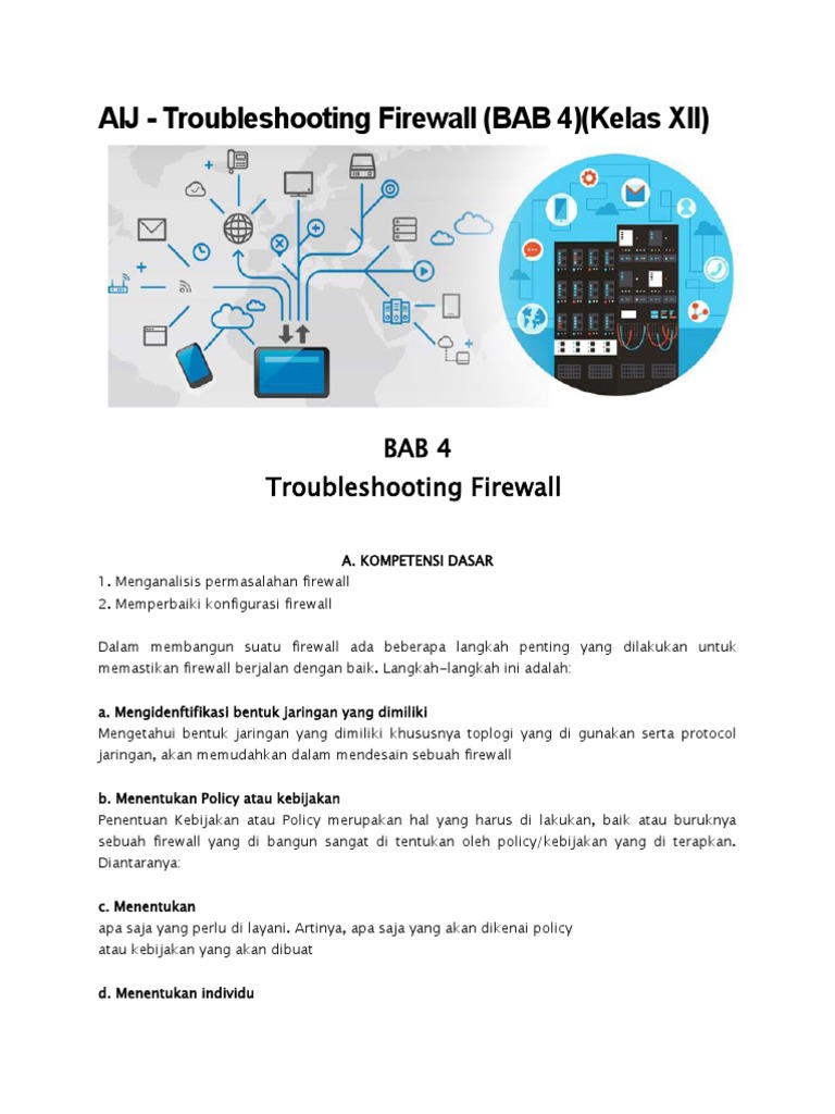 Troubleshooting Firewall | PDF