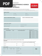DBS FAQs - Change of Mandate Form | PDF