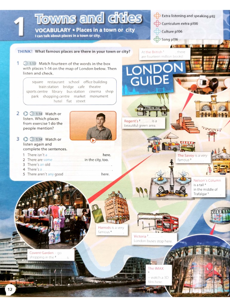 Unit 1 Towns and cities | PDF