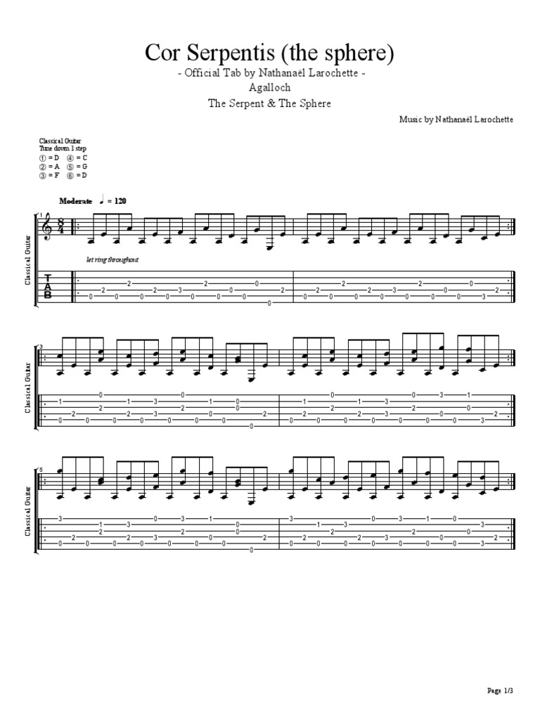 Cor Serpentis (The Sphere) | PDF | Celtic Musical Instruments | Guitars