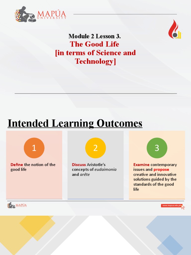 Module 2 Lesson 3 - Modular GED104 | PDF | Aristotle | Happiness