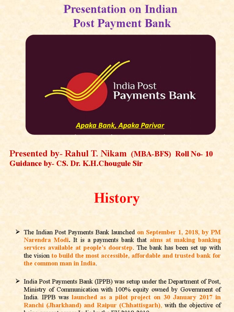 IPPB Bank | PDF