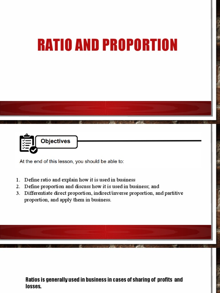 Understanding Ratio and Proportion | PDF | Ratio | Arithmetic