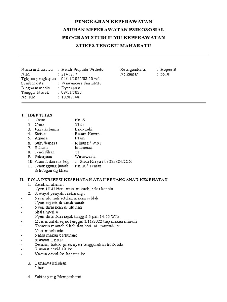 HDR Situasional LK Hendi | PDF