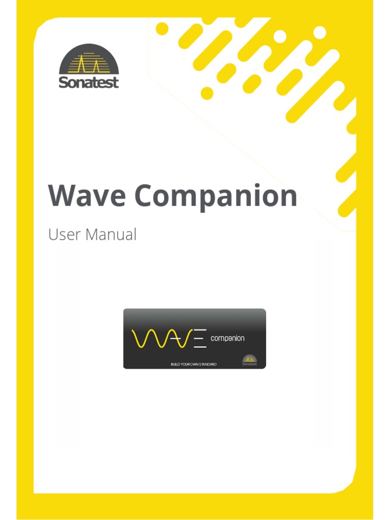 Wave Companion User Manual - v7.0 | PDF | Menu (Computing ...