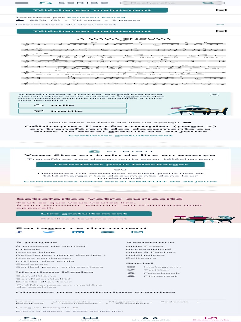 A Vava Inouva Idirr PDF | PDF | Divertissement | Web 2.0