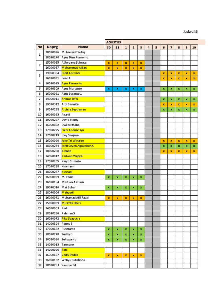 Jadwal Shuttle September 2021 | PDF