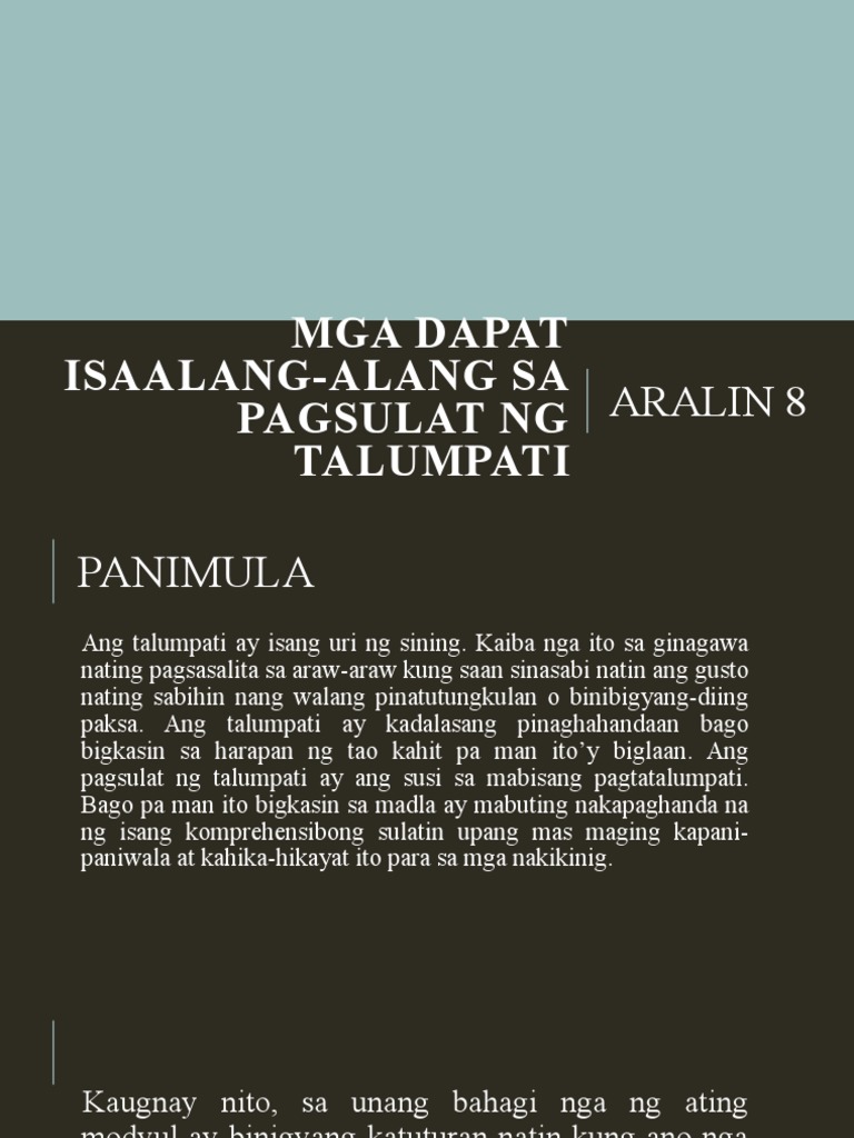 Aralin 8 Akademic | PDF