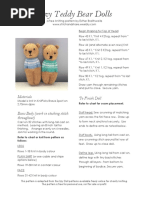 Izzy Doll Pattern | PDF | Knitting | Yarn