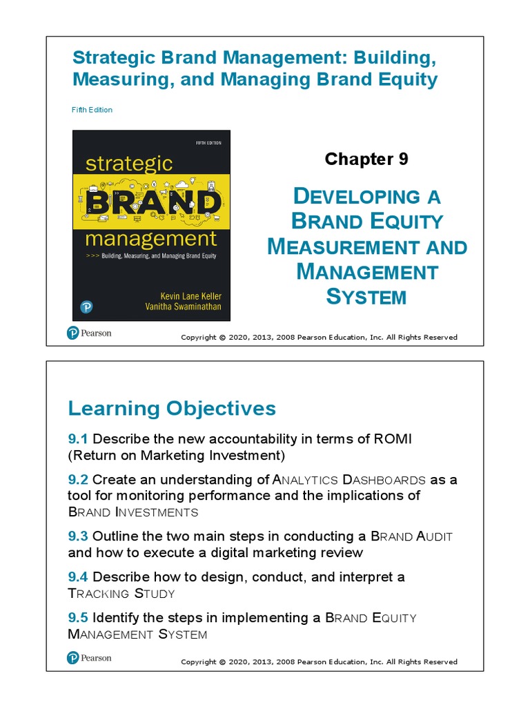 Chapter 09 - Developing Brand Equity Measurement | PDF | Brand | Marketing