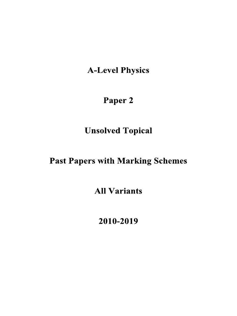 Al Phy P2 | PDF