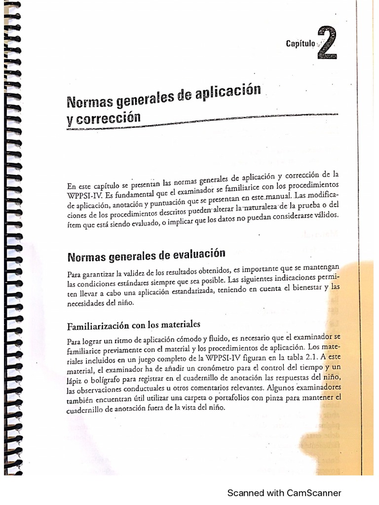 Wppsi - V (Interpretación) | PDF