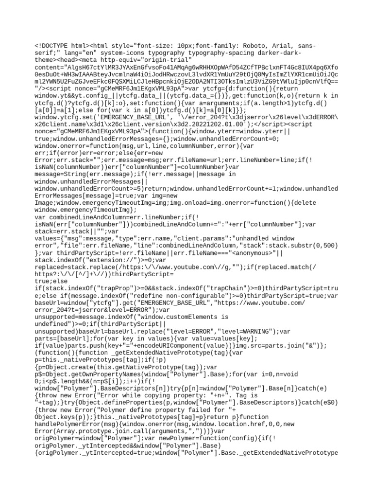 Example of Webpage Inspect | PDF