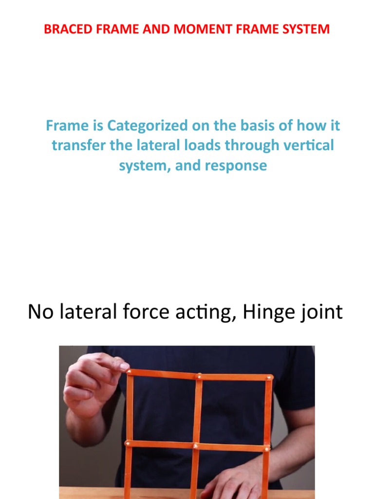 Braced Frame and Moment Frame System | PDF