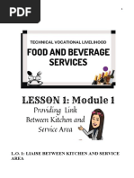 Workflow Structure in The Food and Beverage Service | PDF | Tableware ...