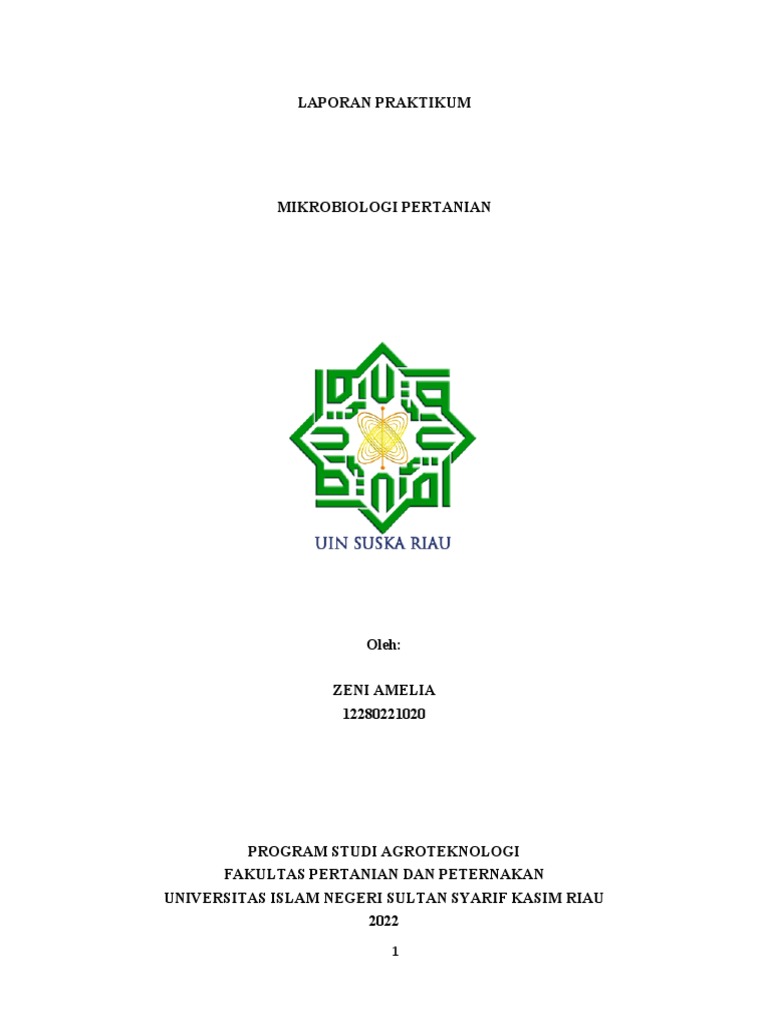 Laporan Praktikum Mikrobiologi Sem 1 | PDF