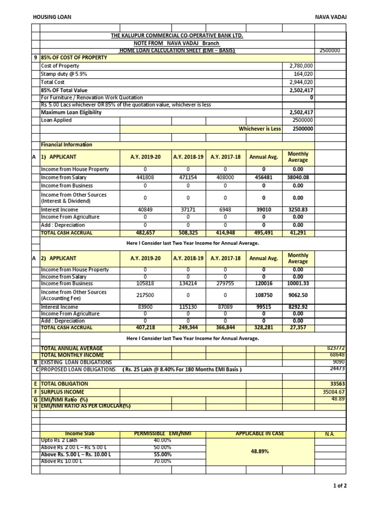 Home Loan Testing File | PDF | Mortgage Loan | Interest