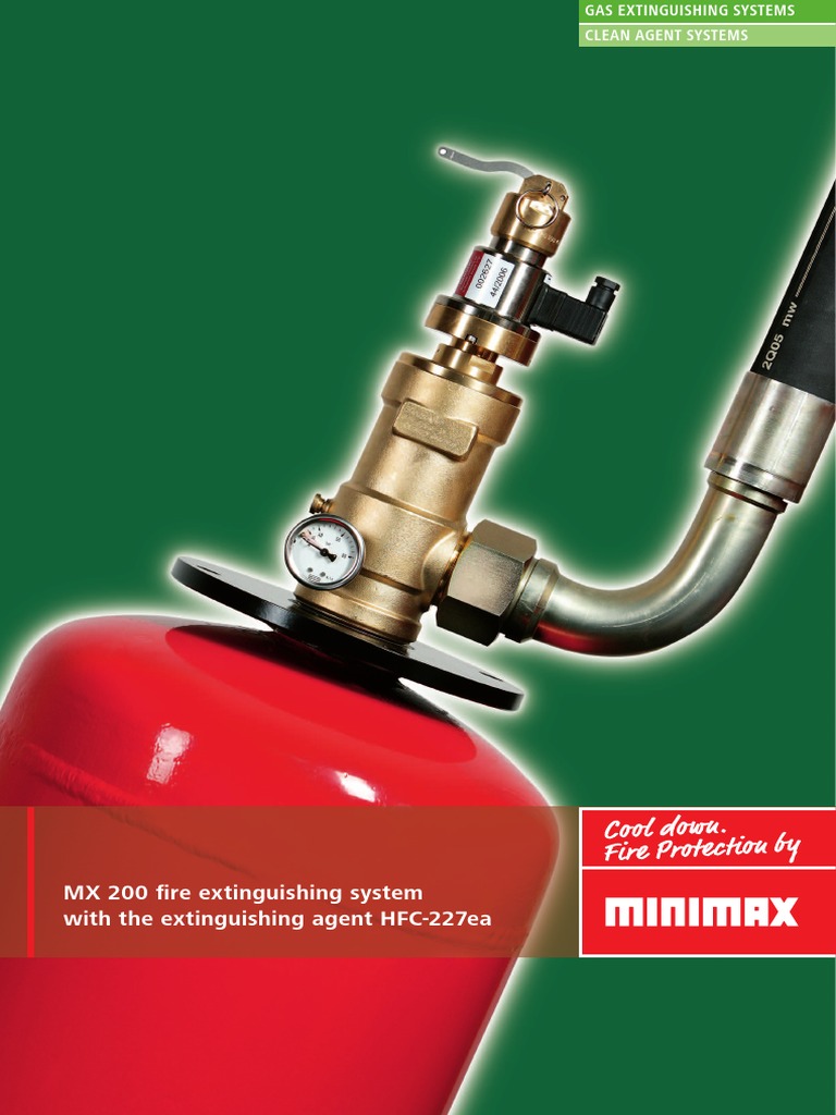 MX 200 Fire Extinguishing Systems | PDF | Gases | Fires