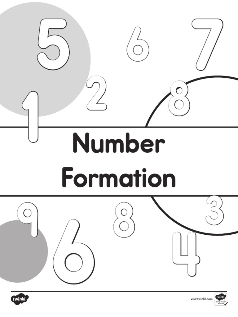 BW Number Formation Activity Booklet | PDF