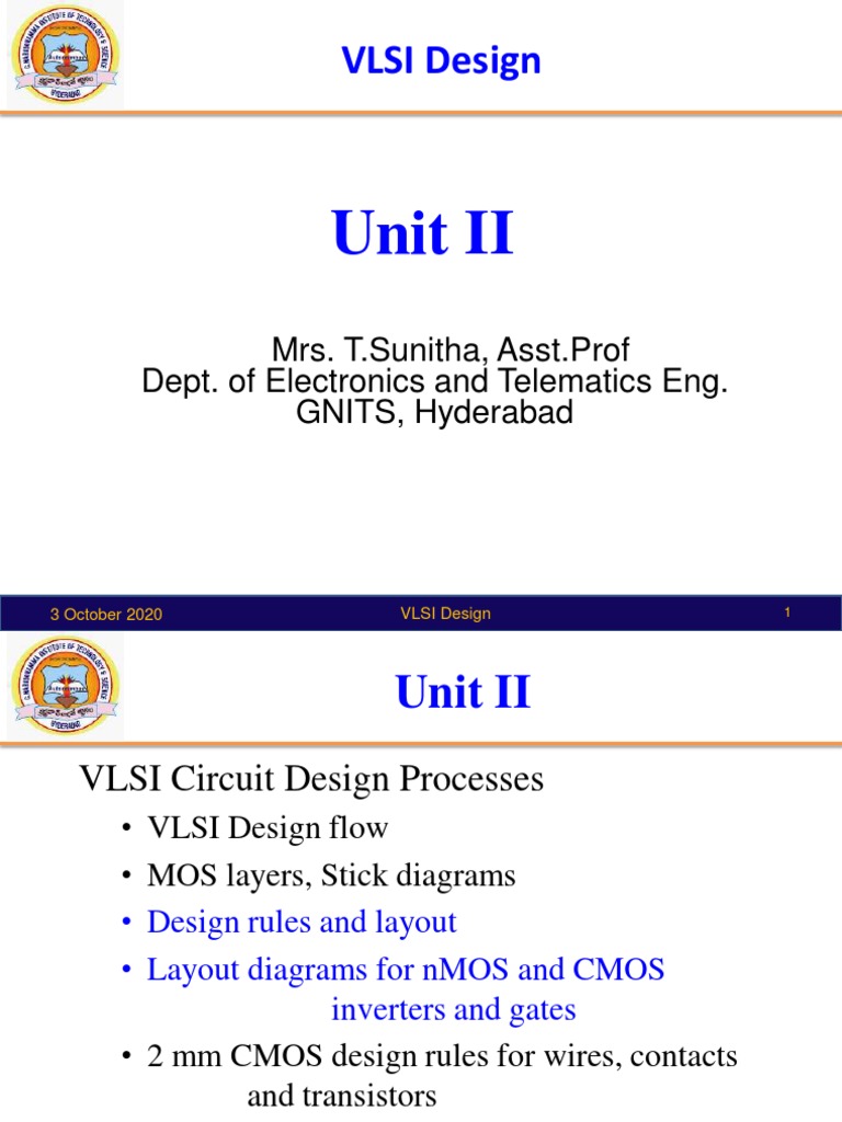 Unit2_3_design rules and layout | PDF | Cmos | Mosfet