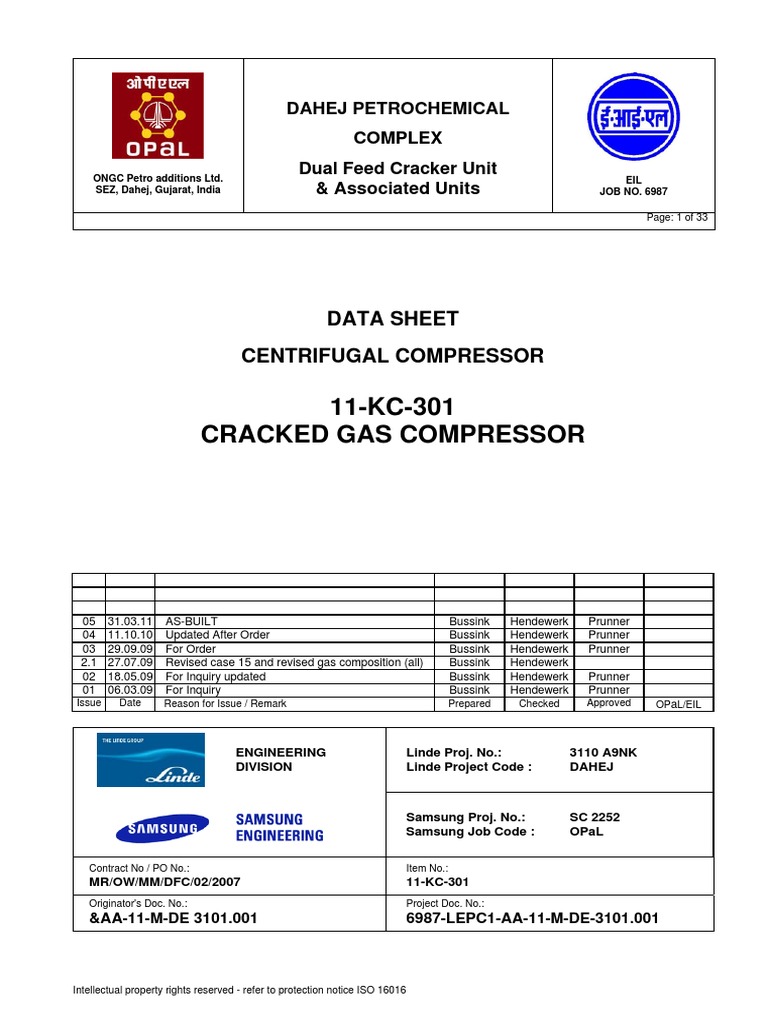 Compressor | PDF | Gases | Chemistry