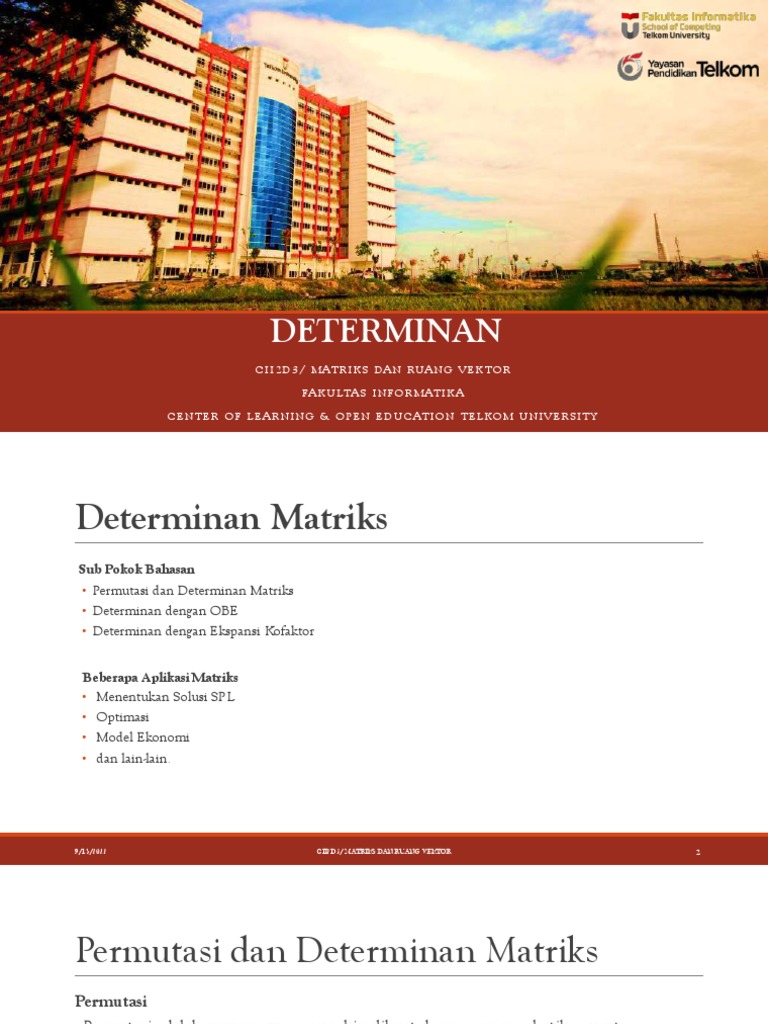 Determinan | PDF
