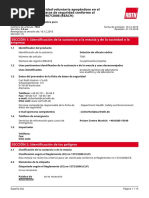 Ficha de Seguridad Silica Gel | PDF | Toxicidad | Residuos