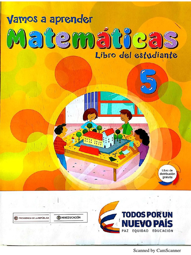 Vamos A Aprender Matematicas 5 Libro Del Estudiante 2 PDF Free | PDF ...