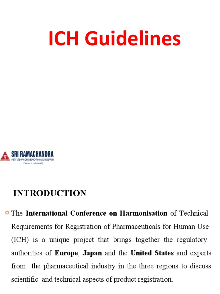 ICH Guidelines | PDF | Medicine | Pharmacology