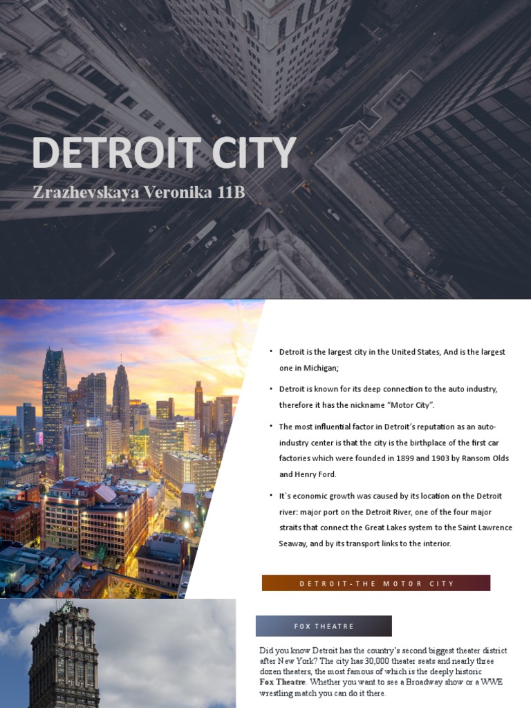 Detroit City | PDF | Detroit | Vehicles