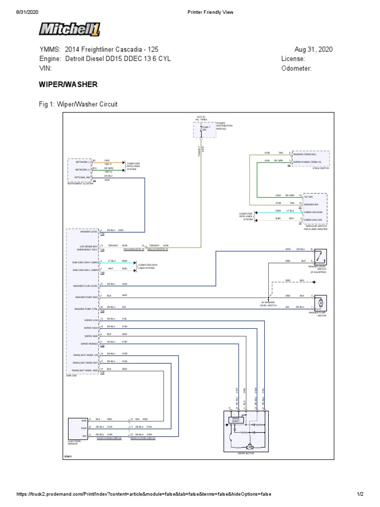 2014 Cascadia - 1 | PDF | Mechanical Engineering | Automotive Technologies