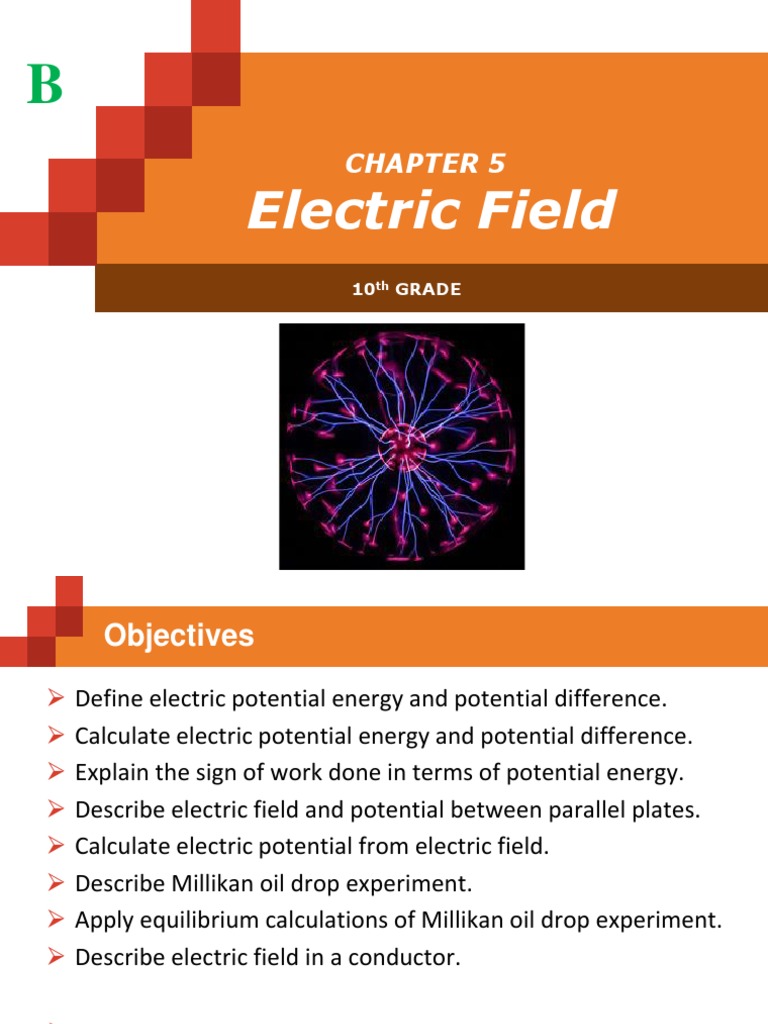 Electric Field: 10 Grade | PDF | Voltage | Electricity