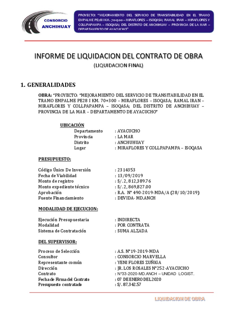 LIQUIDACION | PDF