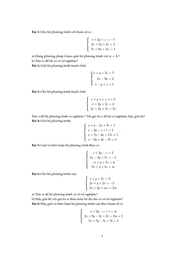 Toan CC1 BT Chuong2 | PDF