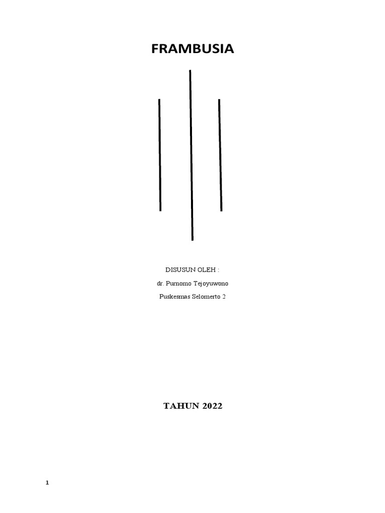 Tatalaksana dan Gejala Frambusia | PDF