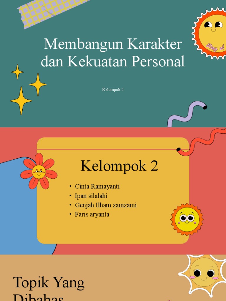 Membangun Karakter Dan Kekuatan Personal Kelompok 2 | PDF ...