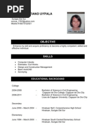 Sample Resume | PDF | Engineer | Engineering