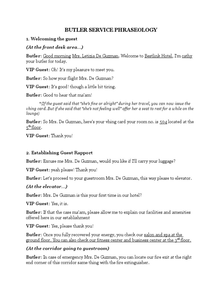 Butlers Phraseology | PDF