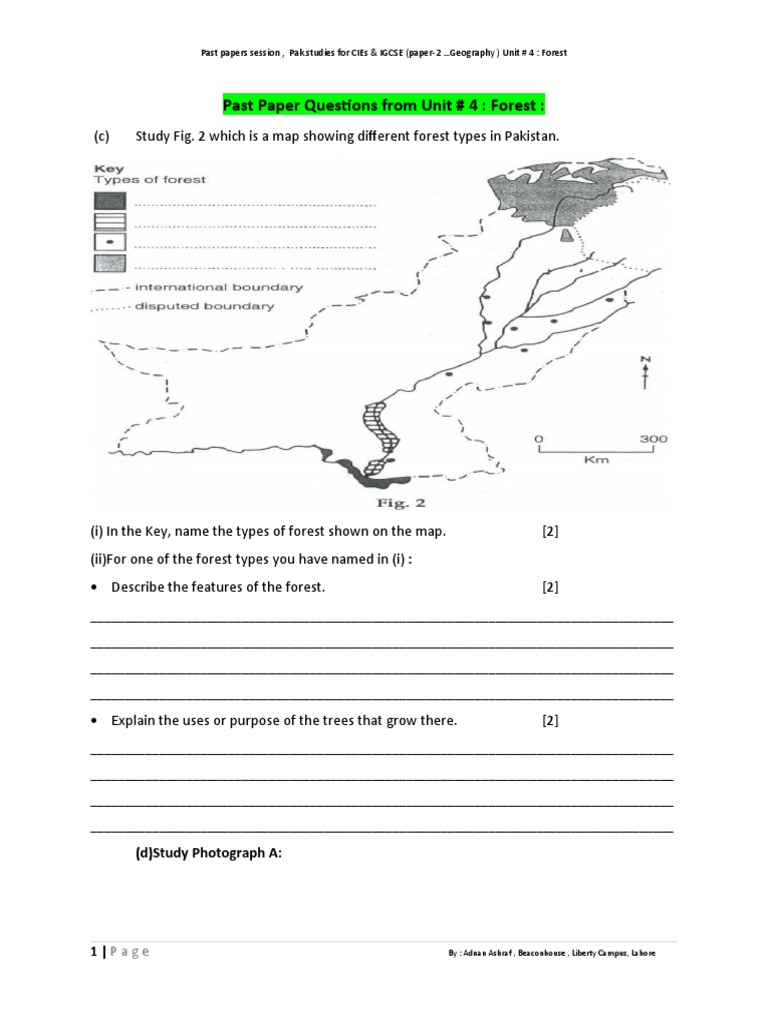 Forest Types and Deforestation in Pakistan | PDF | Deforestation | Forests
